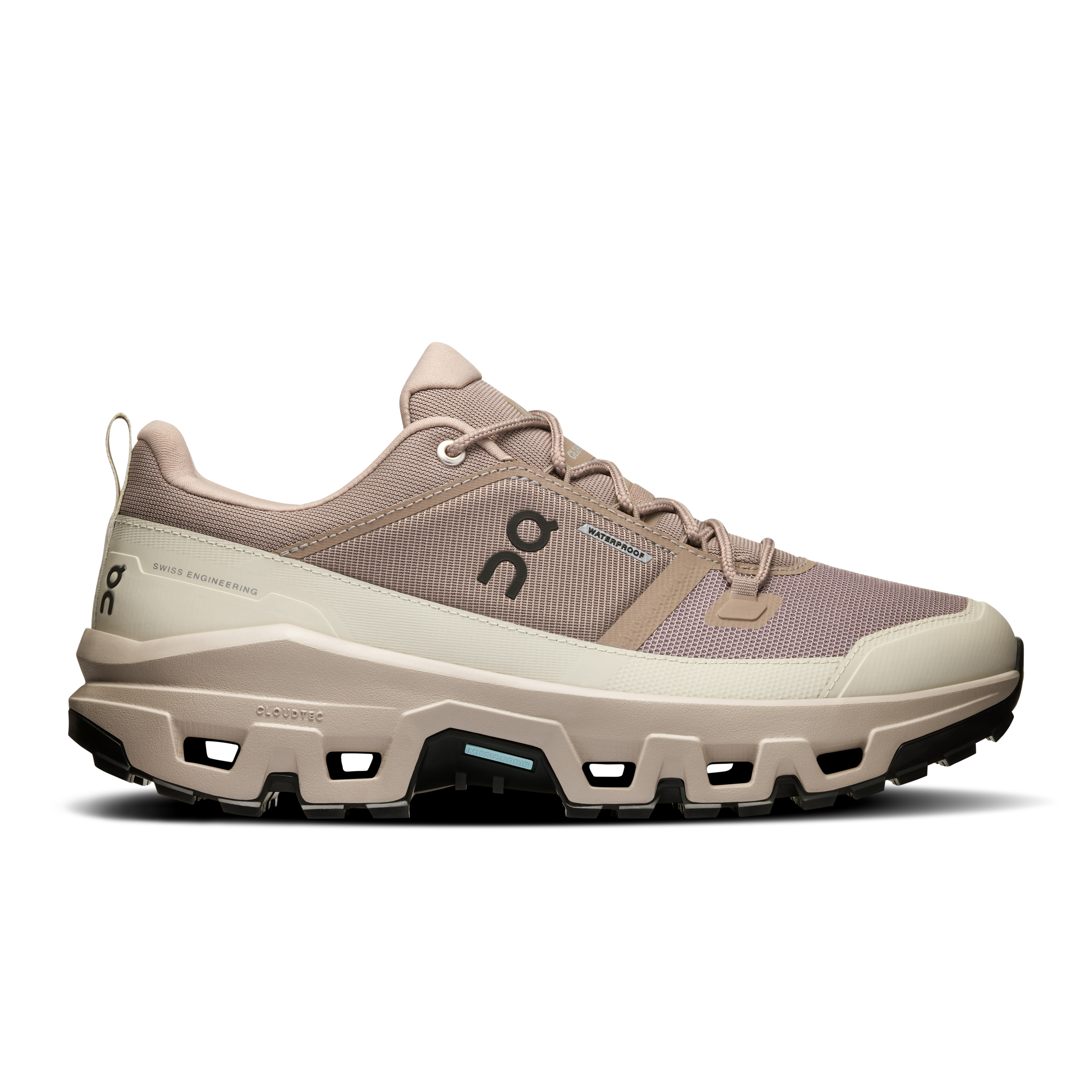 On Running Men's Cloudrock Low Waterproof Shoes - Cinder / Fog – Sportive